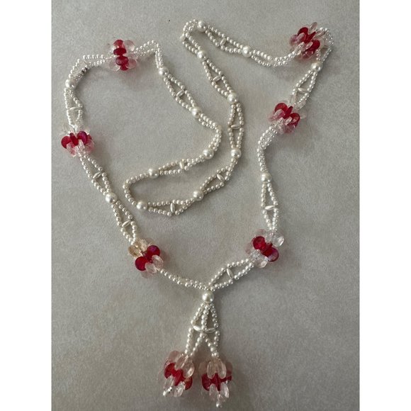Jewelry | Vintage Red White Santeria Orisha Shango Obatala Beads Beaded ...